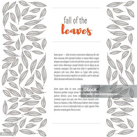 템플릿 레이아웃을 텍스트 가을에 대한 스톡 벡터 아트 및 기타 이미지 가을 계절 곡선 Istock