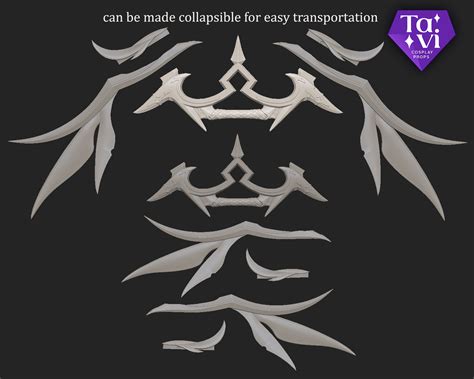 Stl File Fischls Bow Mitternachts Waltz 3d Print Stl Files For Genshin
