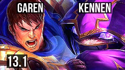 Garen Vs Kennen Top Rank 2 Garen 602 900k Mastery Dominating