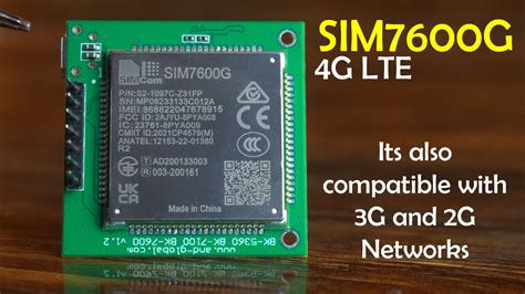 sim7600g h 4g lte 3g and 2g send and receive messages