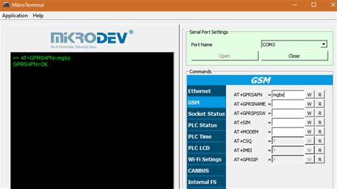 Mikroterminal Interface Mikrodev Documentation