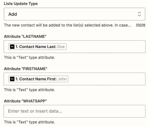 Zap Not Adding Contact In Brevo When Form Filled With Specific Checkbox