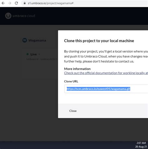 Problems Cloning With The Uaas Cmd Tool Issue Umbraco Umbraco