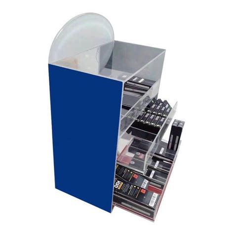 Chic Acrylic Cosmetic Display Case With Multiple Compartments Chinov Display