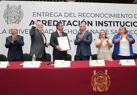 Umsnh Logra Acreditación Institucional Por El Consejo Para La