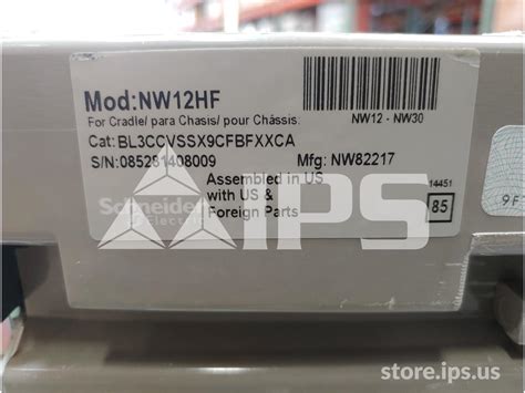 Nw12 Hf Bl3ccvssx9cfbfxxca 1200a Square Dsqd Masterpact Nw12hf Eobi