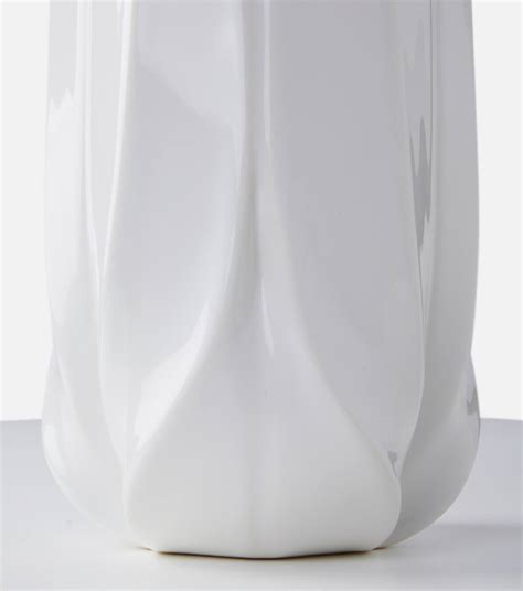 Braid Small Vase In White Zaha Hadid Design Mytheresa