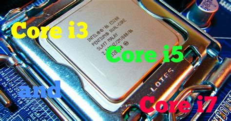Science And Technology Difference Between Core I I And I