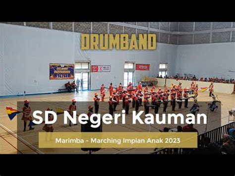 Drumband SD Negeri Kauman Marimba 2023 GOR Klebengan YouTube