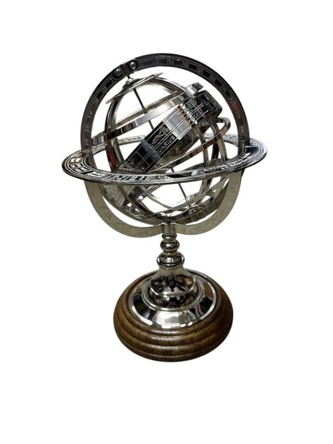 Small Aluminum Armillary The Interiors Barn