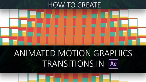 After Effects Tutorial ANIMATED TRANSITION Motion Graphics By Dope Motions Motion