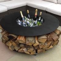 Deluxe Log Fire Pit Practical Elegant Multi Functional