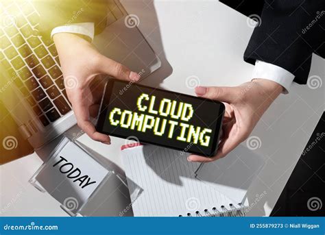 Inspiration Showing Sign Cloud Computinguse A Network Of Remote Servers Hosted On The Internet