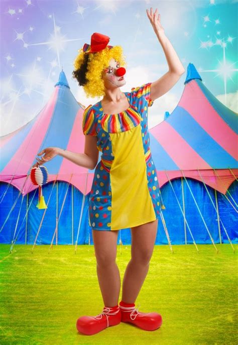 Disfraz De Payasa Llega El Circo A La Ciudad Y Con El Sus Disfraces De Payasos Divierte A La