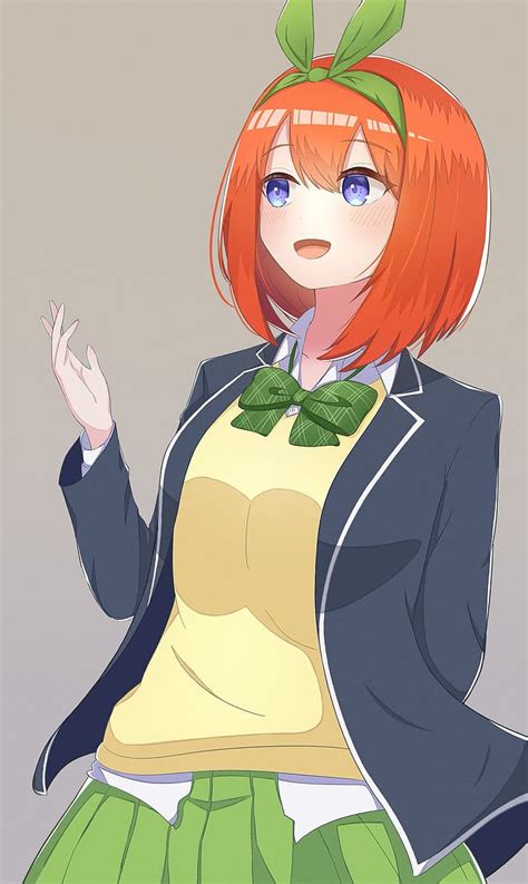 Anime Chicas Anime 5 Toubun No Hanayome Nakano Yotsuba Pelo Corto