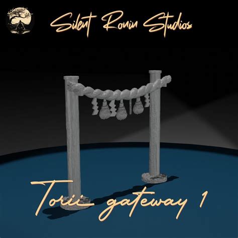 3d Printable Japanese Torii Gateway 1 By Silent Ronin Studios