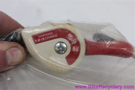 Nib Nos Shimano 3 Speed Em 333 Internal Gearing Thumb Shifter Red