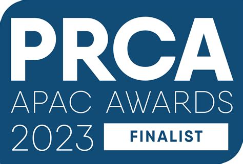 2023 Award Finalists Prca Asia Pacific