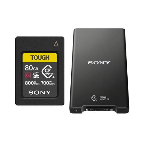 Buy Sony 80gb Cfexpress Type A Card With Mrw G2 Card Reader Combo