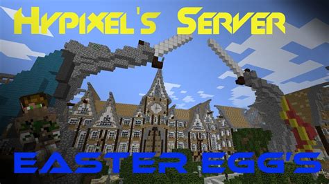 Minecraft Easter Eggs Lobbys On Hypixel S Server YouTube