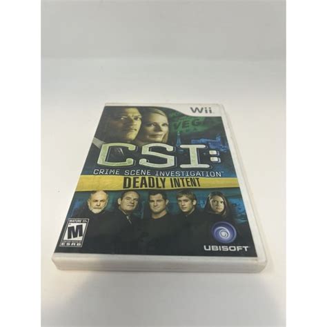 Video Games And Consoles Csi Crime Scene Investigation Deadly Intent