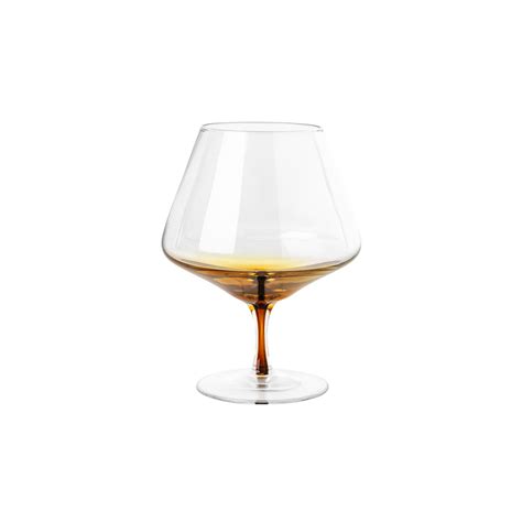 Amber Red Wine Glass Set Of 4 Gessato Design Store