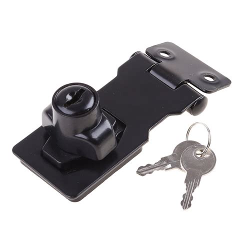 90 Degrees Keyed Hasp Lock Right Angle Padlock Hasp Zinc Alloy Safety