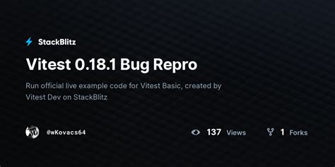 Vitest 0181 Bug Repro Stackblitz