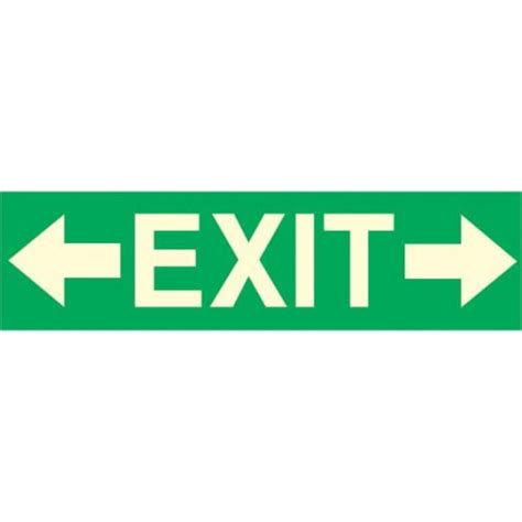 Exit Left And Right Arrow Luminous Signs Shop Safety Signs