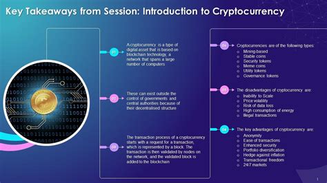 Key Takeaways Of Session On Introduction To Cryptocurrency Training Ppt PPT Presentation