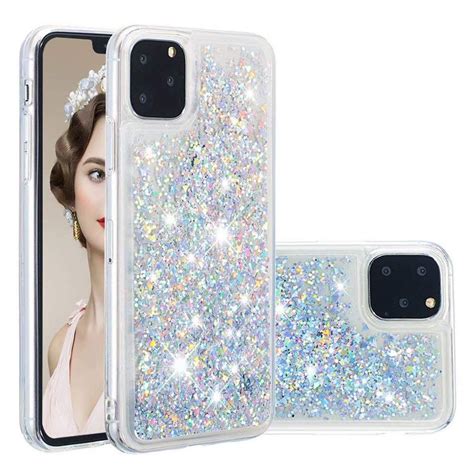 IPhone 11 Pro Max Case Ranyi Liquid Glitter Case Flowing Liquid