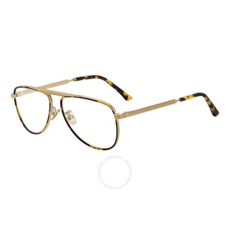 Jimmy Choo Mens Brown Pilot Eyeglass Frames Jm011006j0057 716736178363