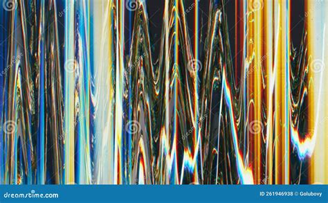 Analog Glitch Texture Static Noise Overlay Grunge Stock Illustration