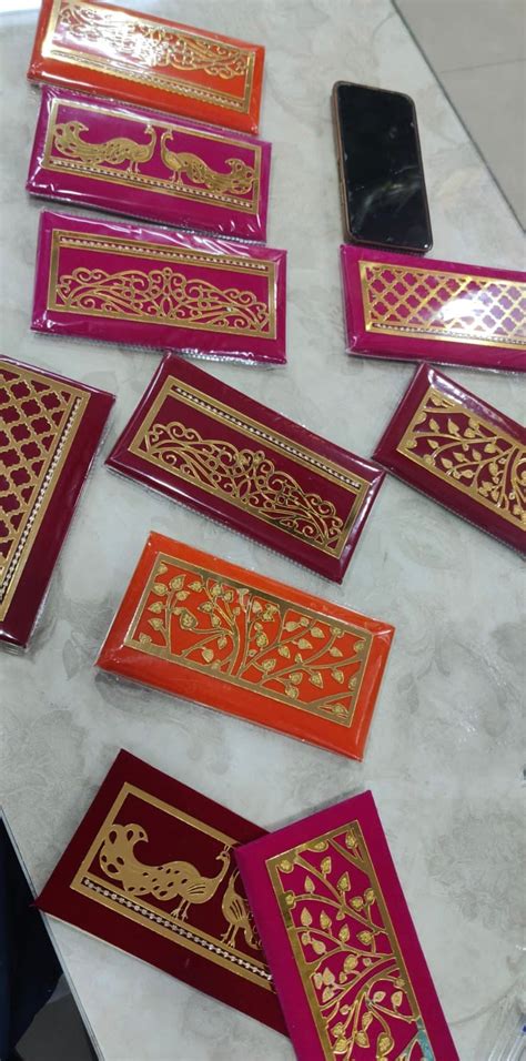 Lamansh Designer Velvet And Paper Envelopes For Wedding Shagun Ts