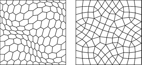 The Hexagonal Mesh And The Mixed Mesh For Examples 2 And 3 Download Scientific Diagram