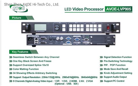 Avoe Lvp LED Video Processor Video Processor And LED Video Processor