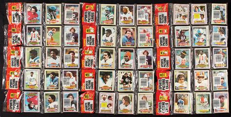 Lot Detail 1980 Topps Football Rack Packs Group 25