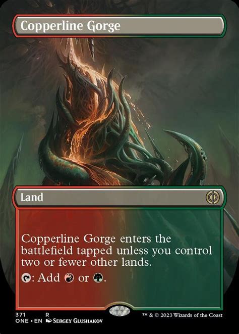 Alg卡牌專門 One 萬界歸一 Copperline Gorge 銅索峽谷 英日文 無框 普閃 露天市集 全台最大的網路購物市集