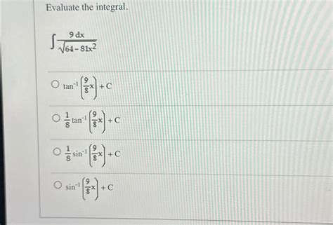 Solved Evaluate The