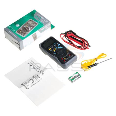 Kewtech Kt116 Multimeter With Temperature