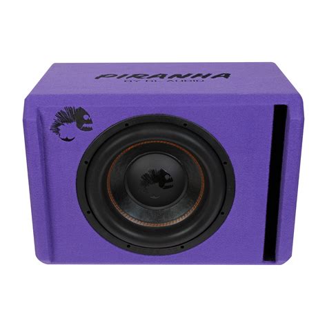 Активный корпусный сабвуфер DL Audio ™ Piranha 12A Purple V.2