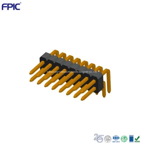 Right Angle Pin Header Connector 1 0mm Pitch Through Hole 90degree