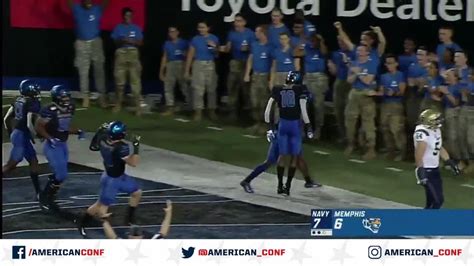 2019 American Football Highlights Navy Vs Memphis YouTube