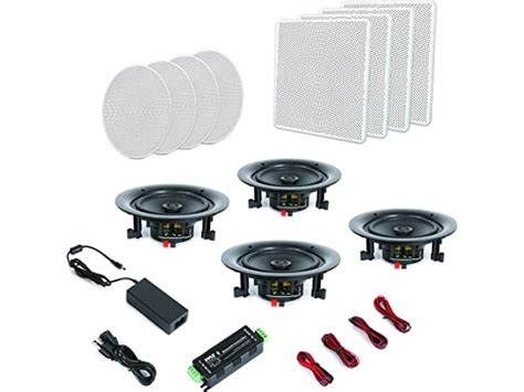 NEW Pyle 6 5 4 Bluetooth Flush Mount In Wall In Ceiling 2 Way