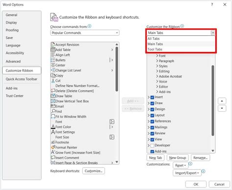 How To Customize The Ribbon In Microsoft Word