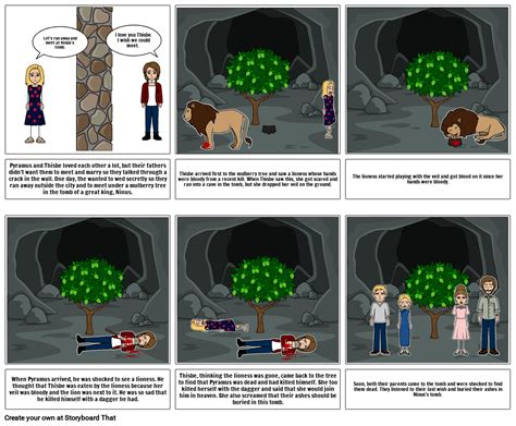 Pyramus And Thisbe Storyboard Por A