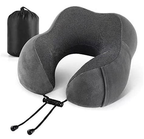 Lightweight Memory Foam Travel Pillow Neck Support For Airplane And