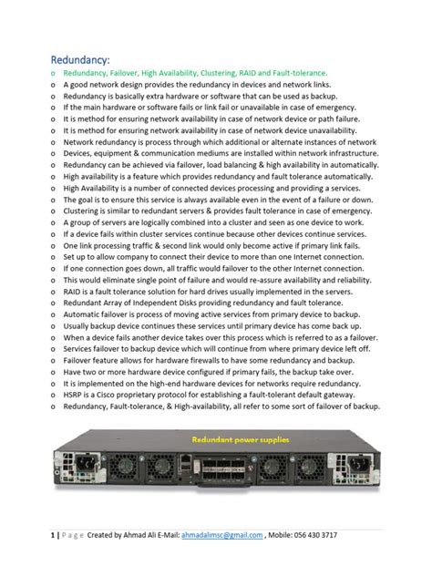 86 Ha Theory Pdf Fault Tolerance Computer Cluster