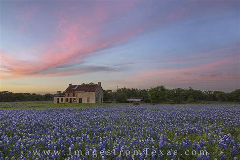 Bluebonnet House April Sunset 1 Texas Hill Country Rob Greebon