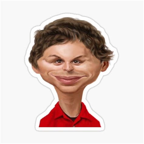 Michael Cera Sticker For Sale By Stelabora Redbubble